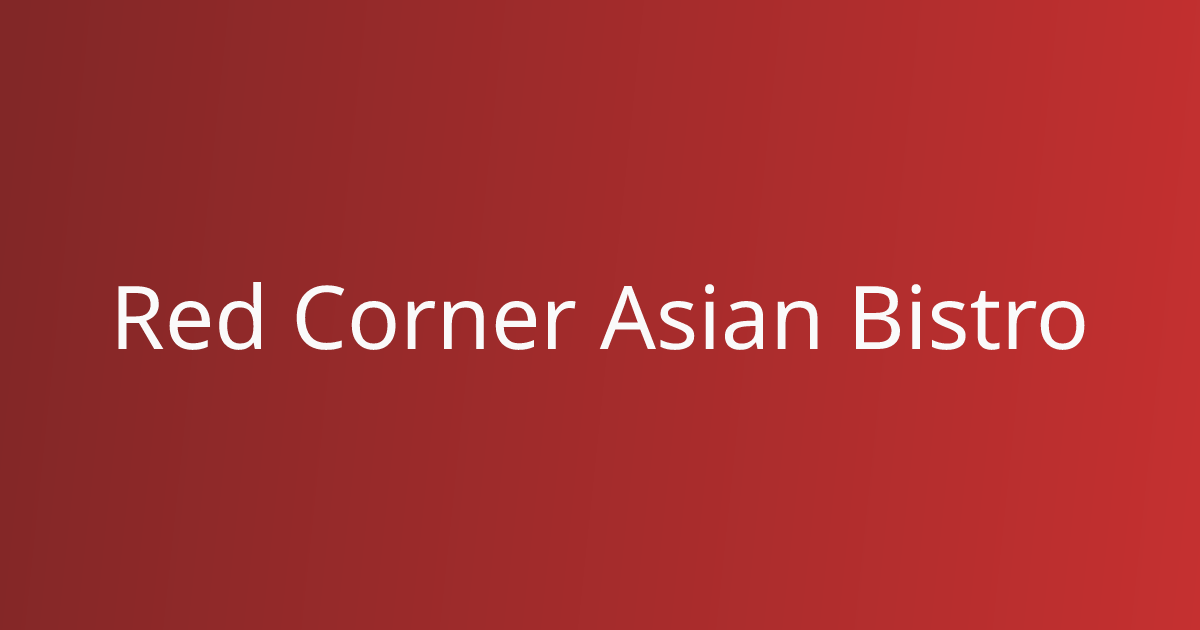 Order Authentic Japanese Online | Red Corner Asian Bistro - Pickup or ...